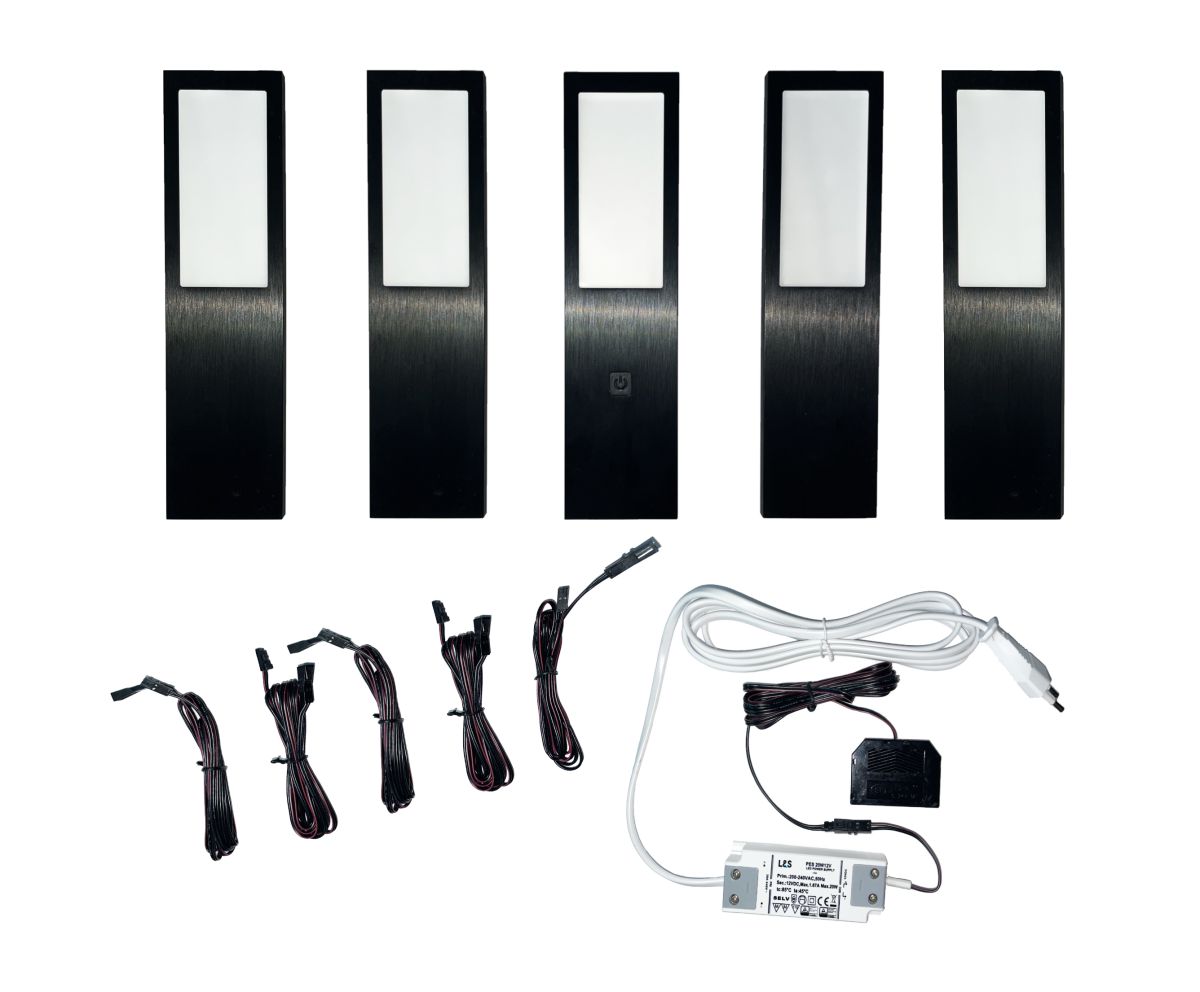 Six Big Emotion led set 5 spots | Doeco, Thuis in iedere keuken